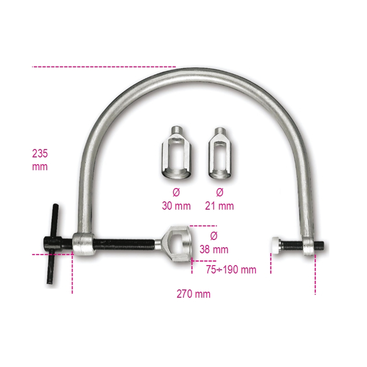 BETA Compressor de molas de válvulas, com três matrizes - 57014520100 ...